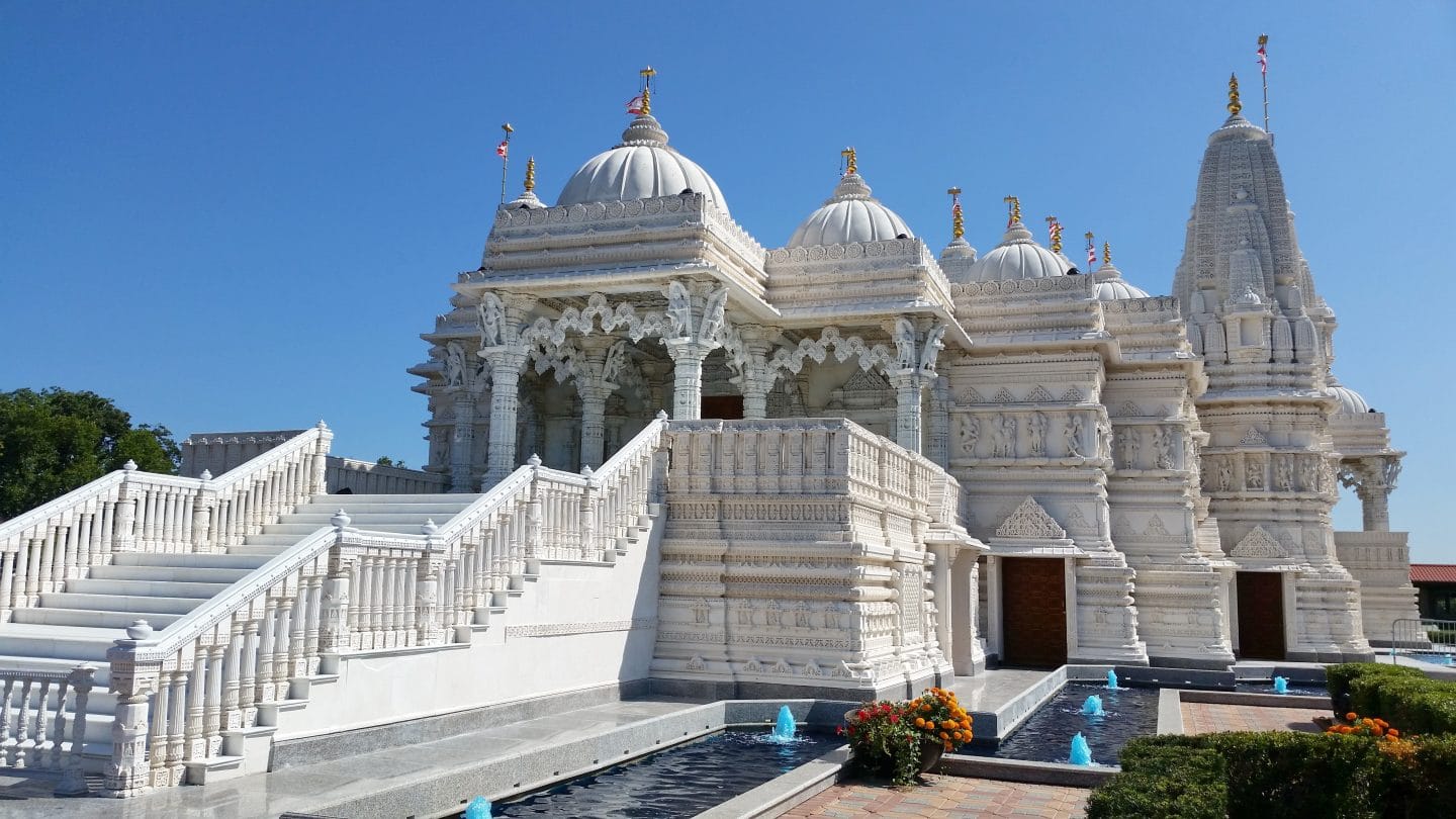 Renovating Limestone Steps At Neasden Temple | Promain.co.uk