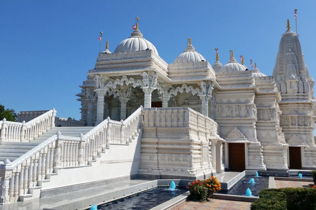 Renovating Limestone Steps At Neasden Temple | Promain.co.uk
